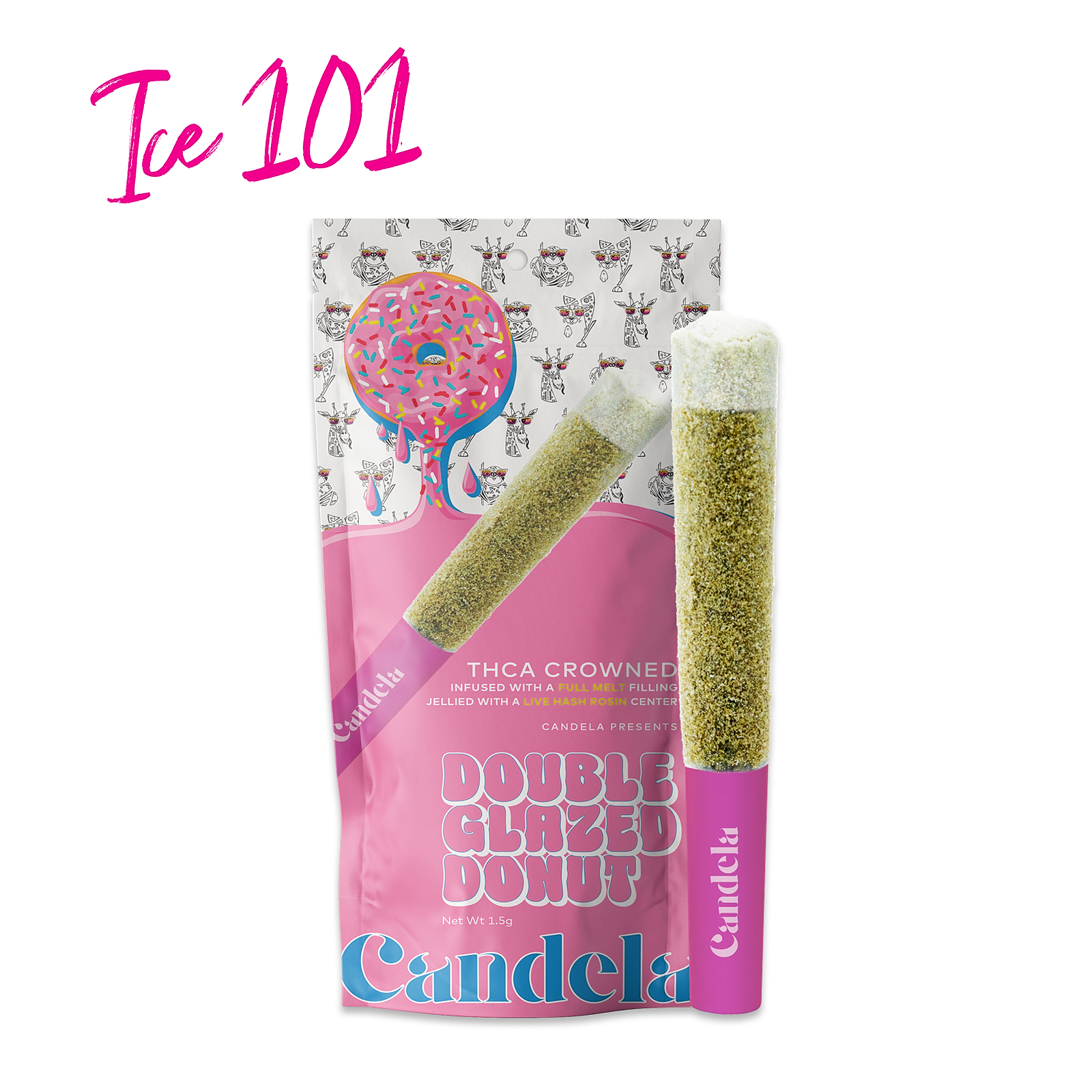 Six Labs: Candela Double Glazed Donut - Ice 101 | Leafly